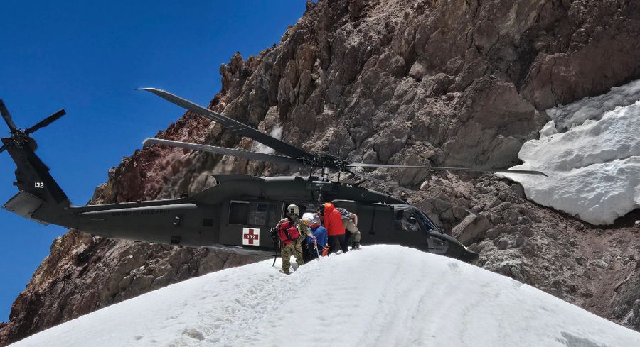 Mountain Climber Rescued from Mount Hood After Surviving a 700-foot ...