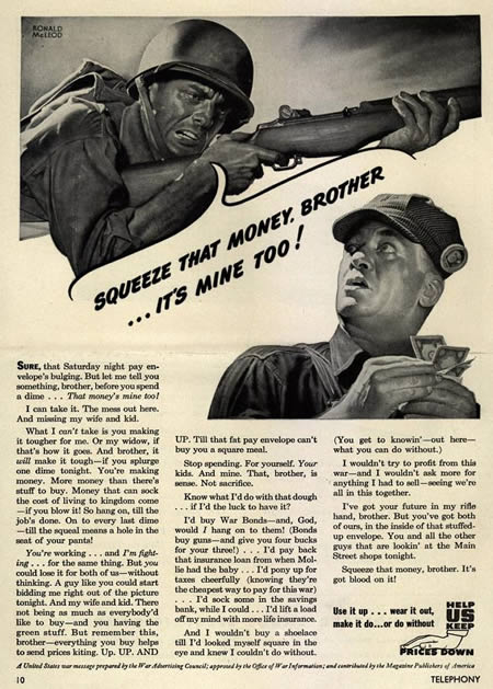 15 Fascinating World War II Vintage Ads & Posters - vintage ...