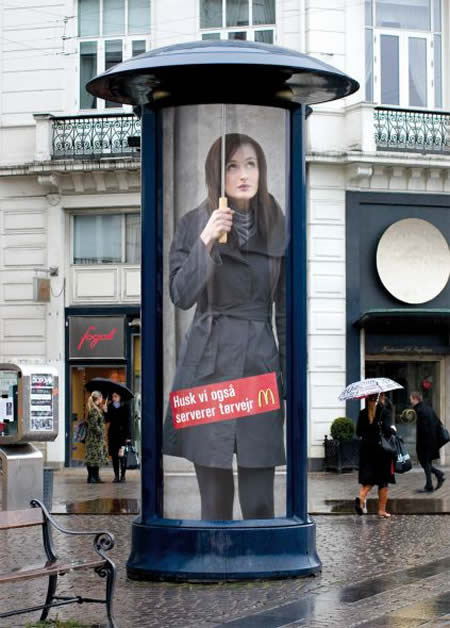 12 Clever Ads on Street Poles and Pillars - street ads, street ...