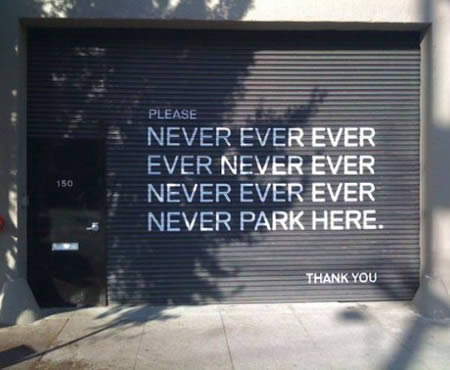 12 Funniest ‘No Parking' Signs - no parking, funniest signs - Oddee