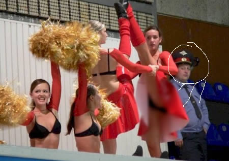 Uga Cheerleaders Oops