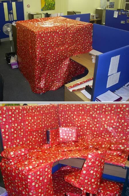 12 Coolest Pimped Cubicles - decorated cubicle - Oddee