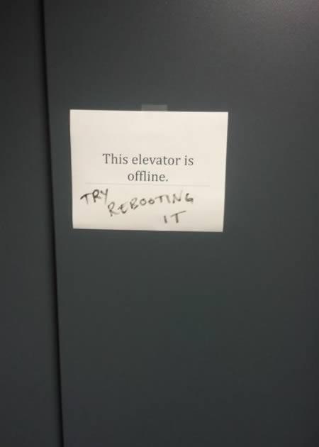 12 Absolutely Hilarious Elevator Notes - funny notes - Oddee