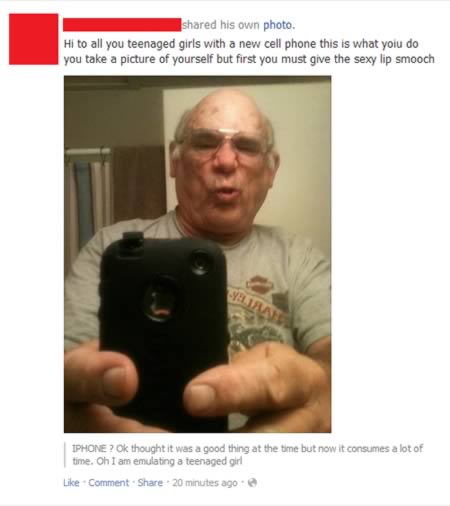 12 Hilarious Grandparents on Facebook or Texting - Oddee