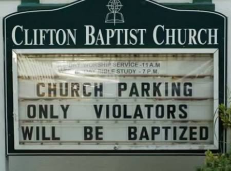 15 Hilariously Menacing Church Signs - funny church signs - Oddee
