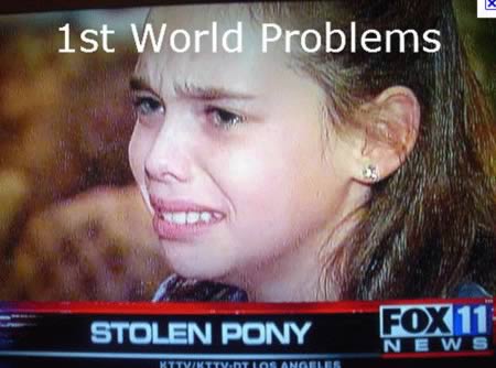 First World Problems Crying Girl Meme