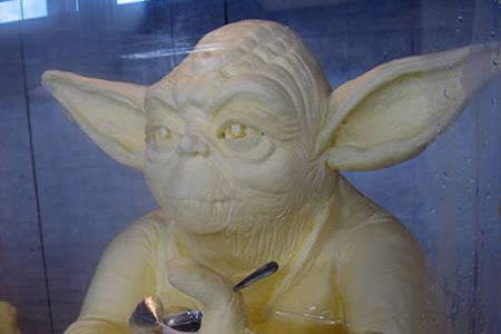 12 Amazing Sculptures Made of Butter - butter art - Oddee