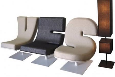 12 Coolest Typography-Themed Furniture - themed furniture - Oddee