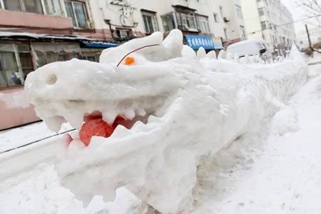 13 Coolest Yard Snow Sculptures - Oddee